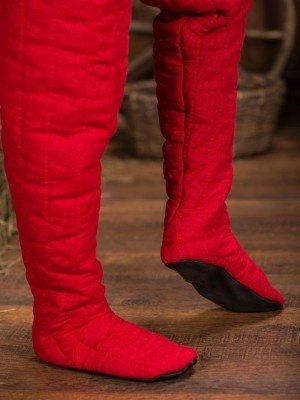 Padded chausses — medieval padded leg arming accessories | Steel Mastery