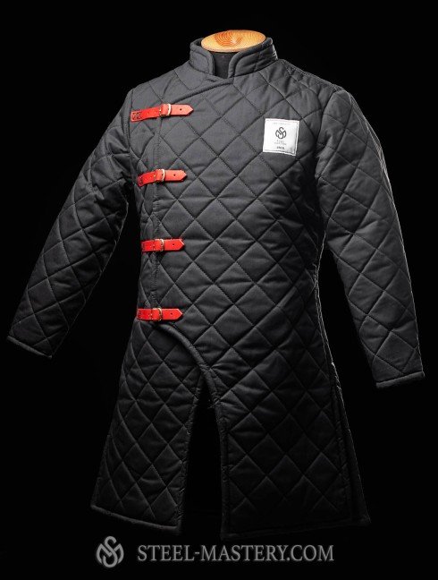 Short HEMA style gambeson with diamond stitching
