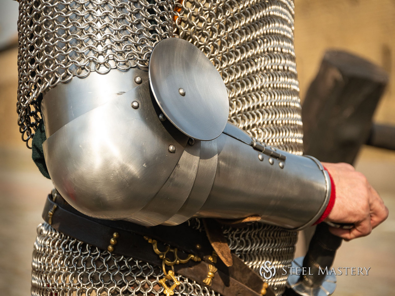 Metal bracers, couters and full arms Photogallery made by Steel-mastery.com