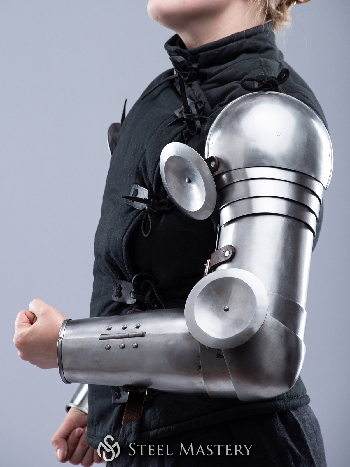 Metal bracers, couters and full arms Photogallery made by Steel-mastery.com