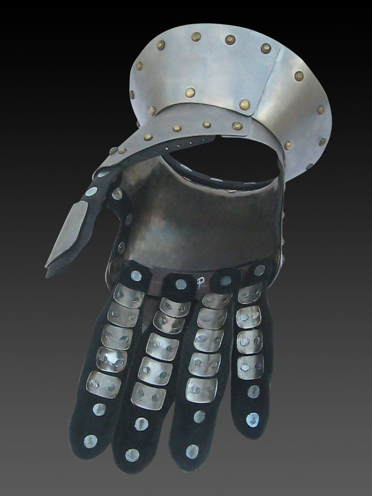 Metal fingered and mitten gauntlets Photogallery made by Steel-mastery.com