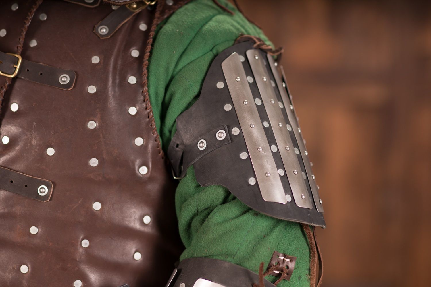 Brigandine arms' protection Photogallery made by Steel-mastery.com