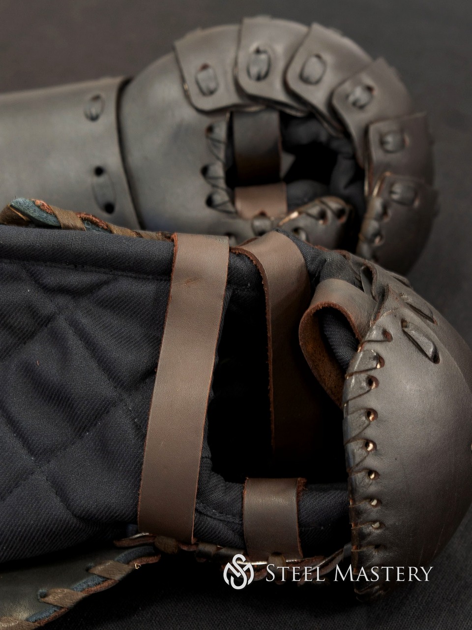 Brigandine gauntlets and mittens Photogallery made by Steel-mastery.com
