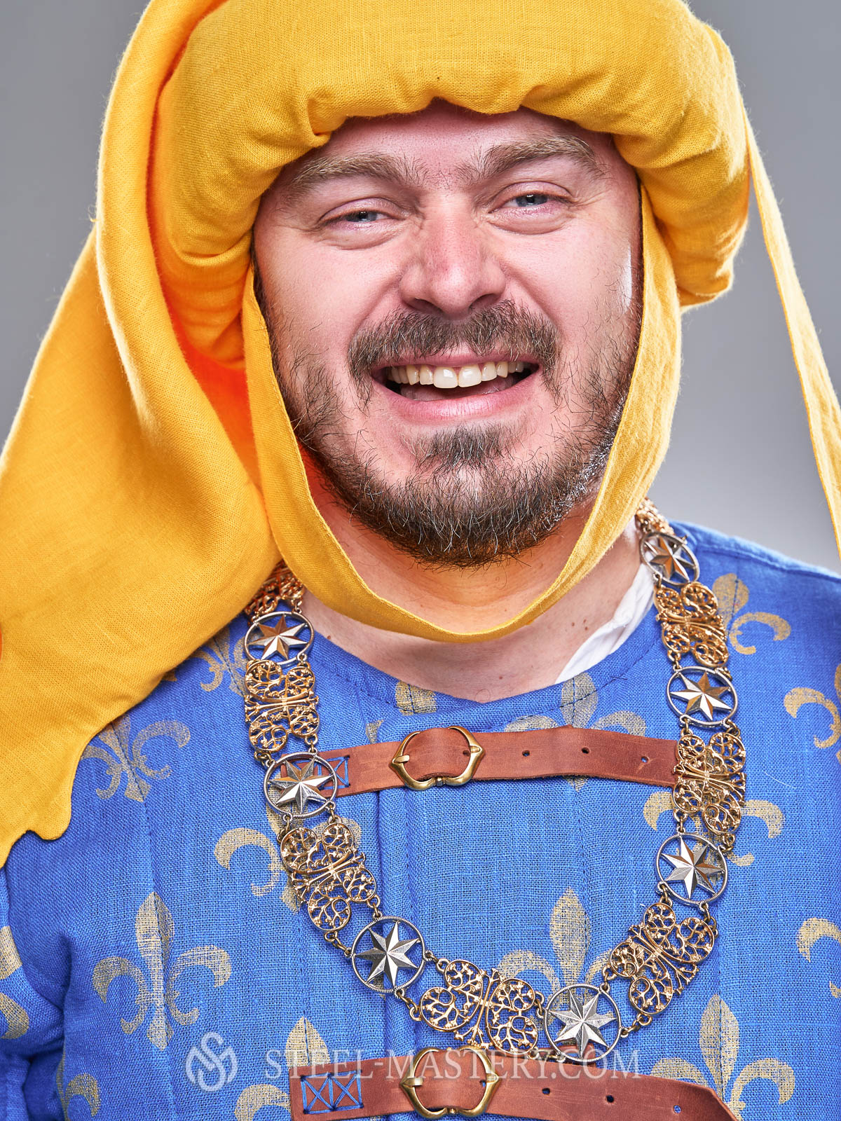 Medieval Knight Collar Photogallery made by Steel-mastery.com