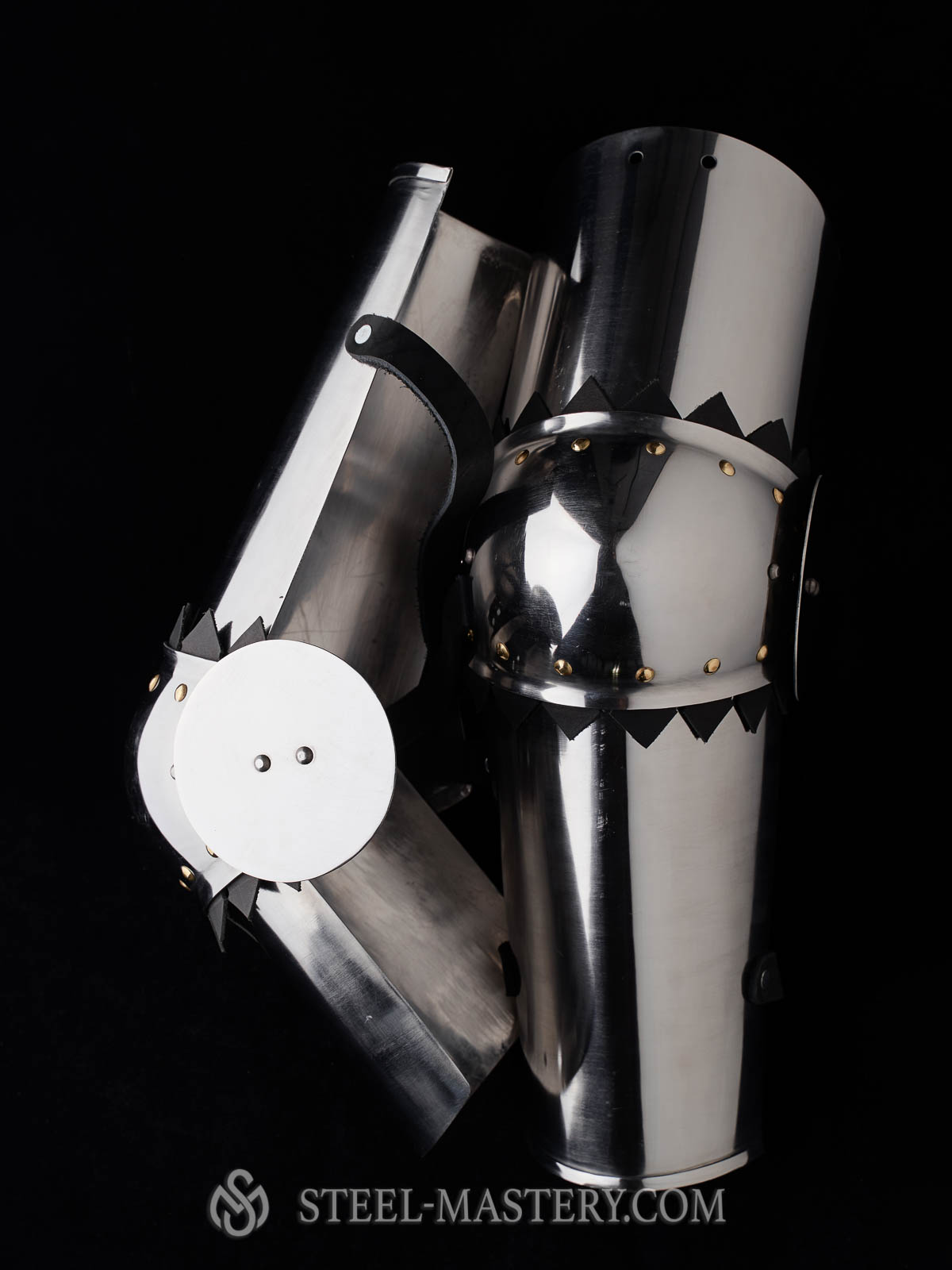 Metal bracers, couters and full arms Photogallery made by Steel-mastery.com