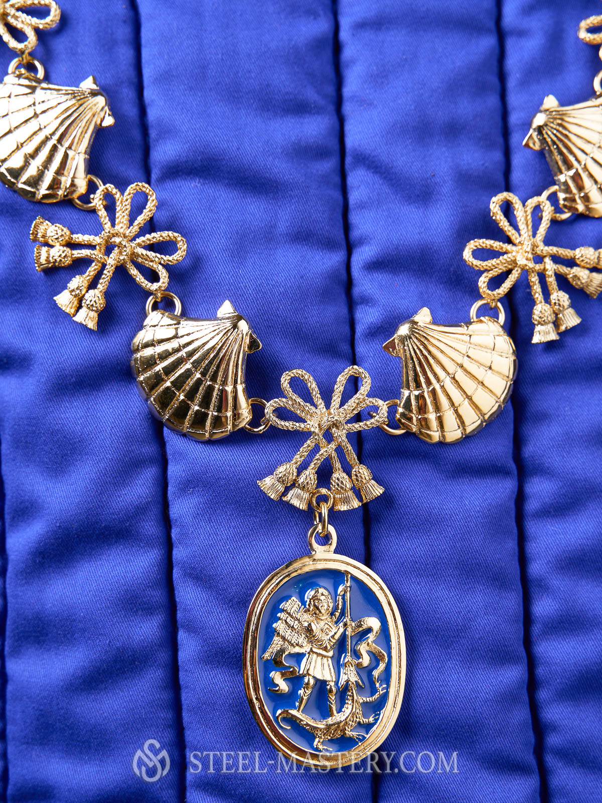 Medieval Knight Collar Photogallery made by Steel-mastery.com